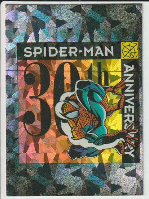 1992 MARVEL 30TH Anniversary SPIDER-MAN Holo Prism Card #P11 EUR 7,49 ...
