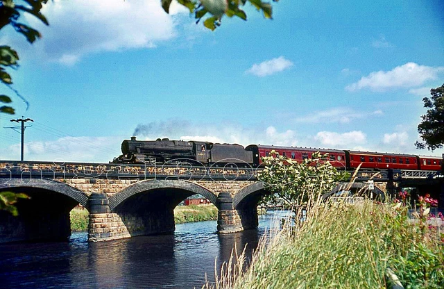 ORIGINAL AGFA 35MM Colour Slide LMS 5MT 4-6-0 44949 Mirfield 07.08.1965 ...