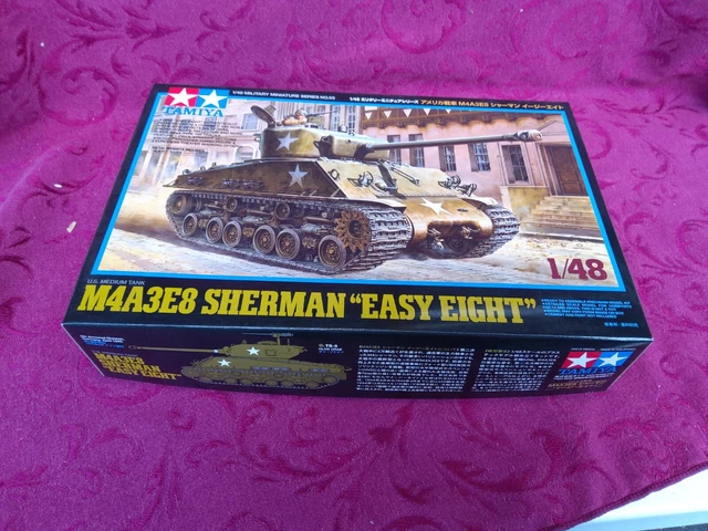 TAMIYA US MEDIUM Tank M4A3E8 Sherman ''Easy Eight'' Tank Kit. Bonus ...