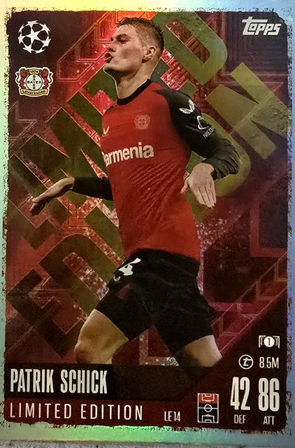 TOPPS MATCH ATTAX 2024-2025 Limited Edition Patrik Schick £3.60 ...