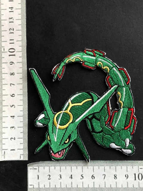 PATCH RAYQUAZA POKÉMON toppa termoadesiva iron on dragon flying type embroidered EUR 6,49 ...