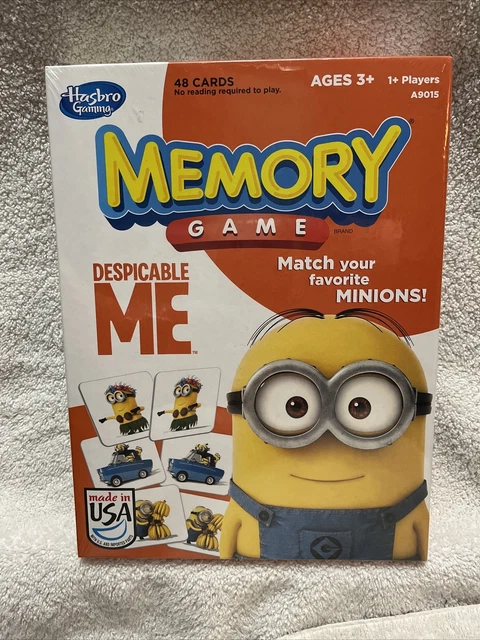 HASBRO GAMING DESPICABLE Me Memory Game Match Your Favorite Minions ...