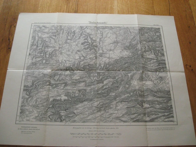 ALTE LANDKARTE KARTE Nr.668 Pfirt um 1940 Bonfol Pleigne Les Plains EUR ...