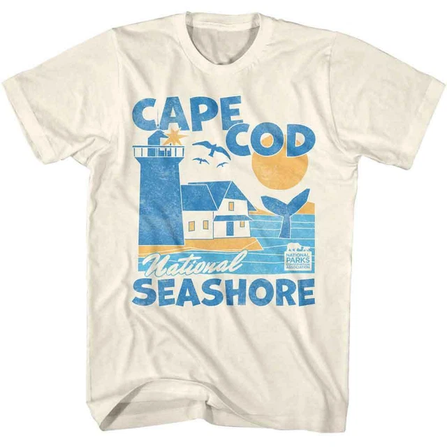 PARCS NATIONAUX - Cape Cod National Seashore - T-Shirt Adulte Off-White EUR 49,97 - PicClick FR