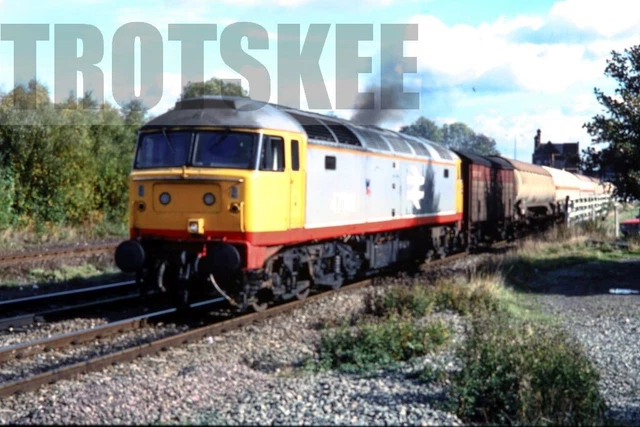 35MM SLIDE BR British Railways Diesel Loco Class 47 47301 Water Orton ...