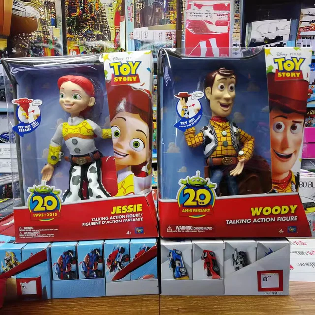 DISNEY PIXAR TOY Story Woody Jessie 20th Anniversary Talking Figure Toy ...