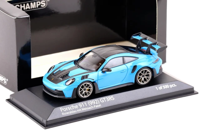 1:43 MINICHAMPS PORSCHE 911 (992) GT3 RS Weissach Package 2023 Riviera blu EUR 59,95 - PicClick IT