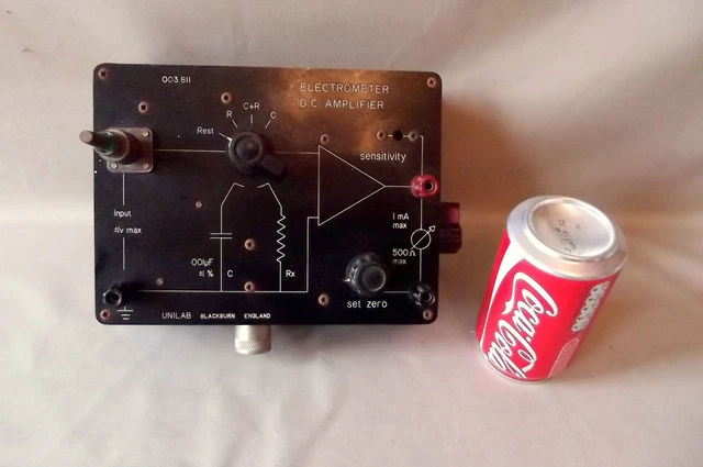 ELECTROMETER DC AMPLIFIER, Vintage {Physics} By Unilab £25.00 - PicClick UK