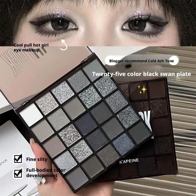 BLACK SWAN 25-COLOR Eyeshadow Palette Mesmerizing Glitter Glam Lot Y4 ...