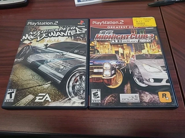 PS2 GAME LOT Need For Speed Most Wanted And Midnight Club 3 Dub Edition ...