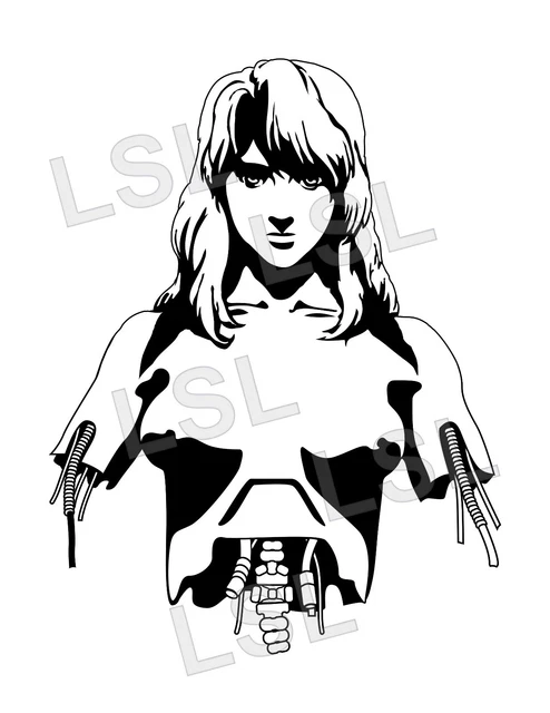 GHOST IN THE Shell Major Matoko Kusanagi Decal Vinyl Sticker Art Wall ...