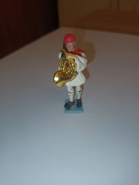 JOUET ANCIEN AOHNA Soldat Garde Musicien Grec Avec Cor Aohna EUR 8,00 ...