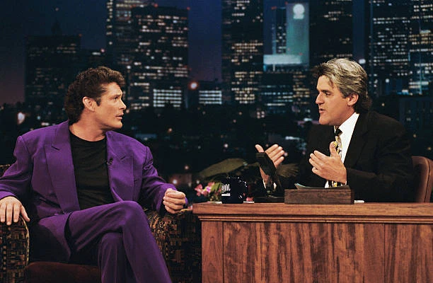 MUSICAL GUEST DAVID Hasselhoff On Leno 1995 Old Television Photo EUR 6 ...