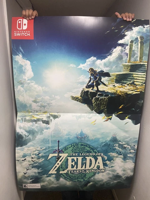 THE LEGEND OF Zelda Tears Of The Kingdom Poster Collector 4X6' D/S ...