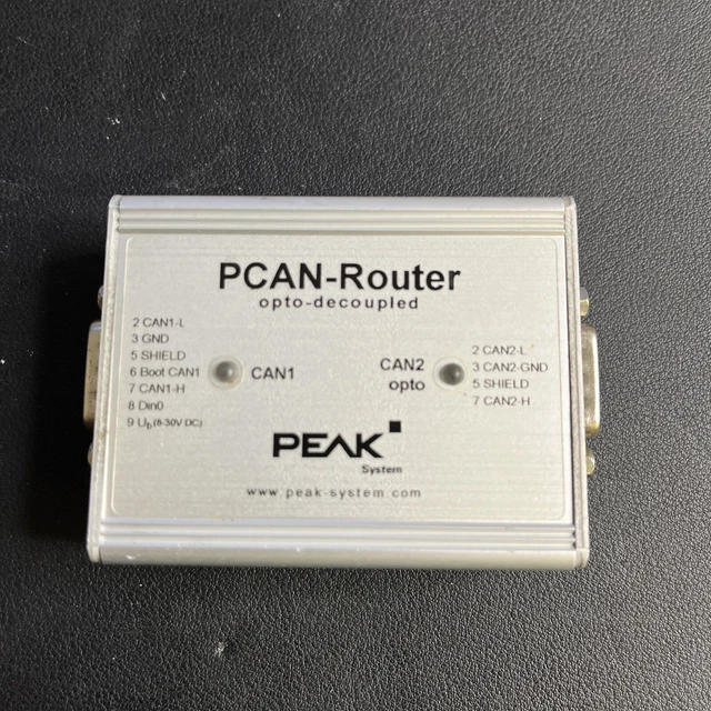 PEAK SYSTEM PCAN-ROUTER with D-Sub connectors opto-decoupled $125.00 ...