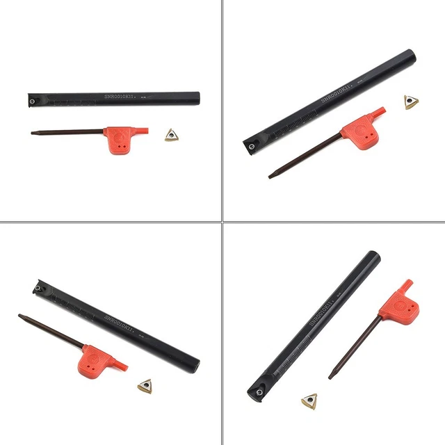 KIT D'OUTILS DE tournage de tour support d'alésage filetage interne T8 inserts EUR 13,97 ...