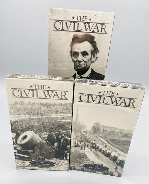 THE CIVIL WAR Time Life VHS Video Collection 3 Episodes all sealed £2. ...