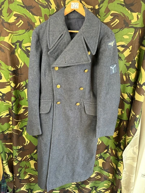 ORIGINAL BRITISH ROYAL Air Force RAF Greatcoat - WW2 Buttons - 37 ...