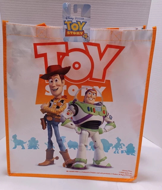 TOY STORY DISNEY Pixar character Reusable Tote Bag eco shopping toys ...