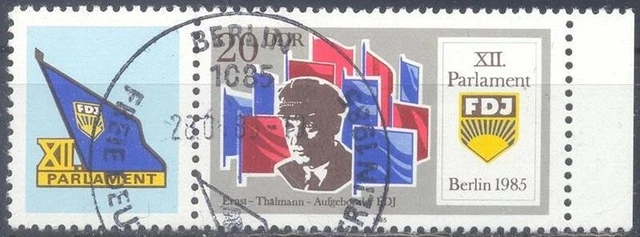 DDR JAHRGANG 1985 Mi-2948 Ernst Thälmann Politiker FDJ-Emblem 20PF (XD0636) EUR 1,00 - PicClick DE
