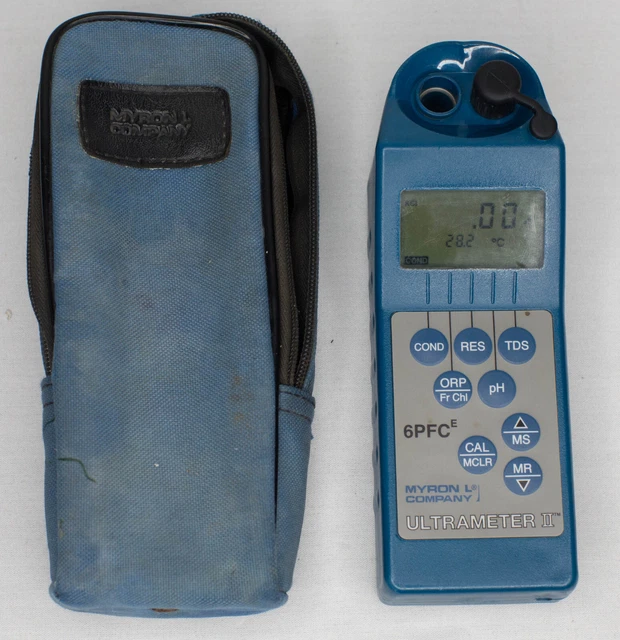 MYRON L ULTRAMETER II 6PFce Handheld Meter TDS, pH, ORP, RES, COND Good ...
