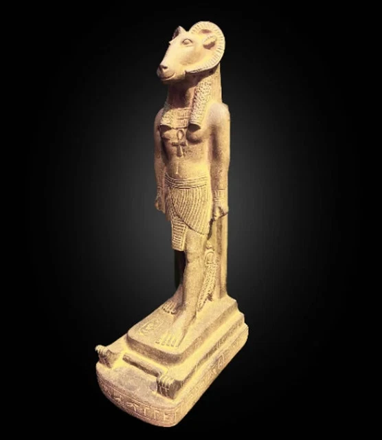 RARE ANCIENT EGYPTIAN Antiquities Statue Of God Khnum Egyptian ...