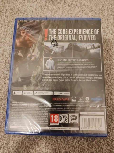 METAL GEAR SOLID Delta: Snake Eater (PS5) - Day One Edition - New ...