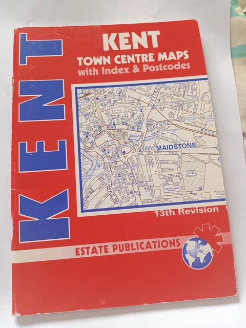 VINTAGE OLDE ROAD St Map Atlas Ordnance Survey Red Book all of County ...