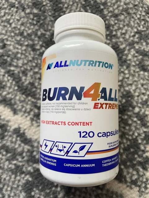 NEW ALL NUTRITION Burn 4 All Extreme Body Weight Loss 120 caps £7.58 ...