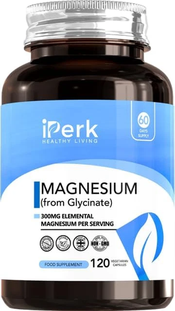 MAGNESIUM GLYCINATE CAPSULES Provide 300 Mg of Pure Elemental Magnesium ...