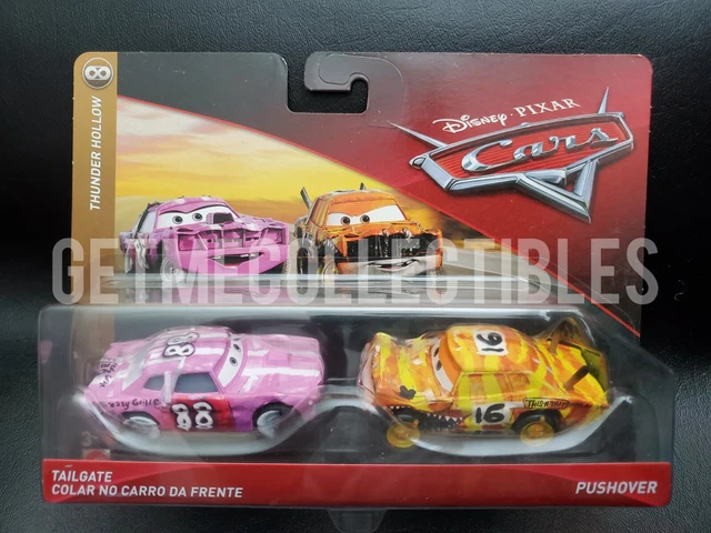 DISNEY PIXAR CARS Tailgate Pushover Thunder Hollow 2 Pack 2018 Save 6% ...