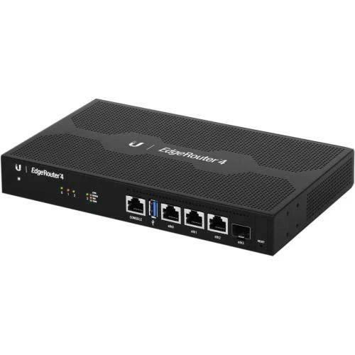 UBIQUITI EDGEROUTER ER-4 Gigabit Router 3x Gigabit RJ45 - 1x SFP - 1x ...