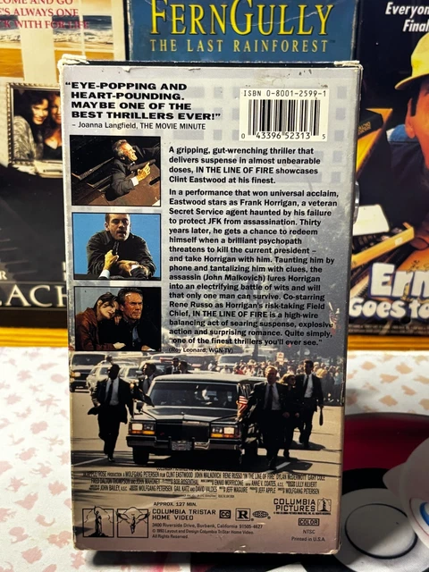 IN THE LINE of Fire VHS - Combined Shipping - Same Day Shipping! $4.99 ...