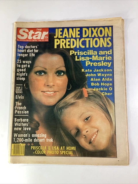 ELVIS STAR MAGAZINE 1977 Priscilla Lisa Shah Iran Kennedy Austin ...