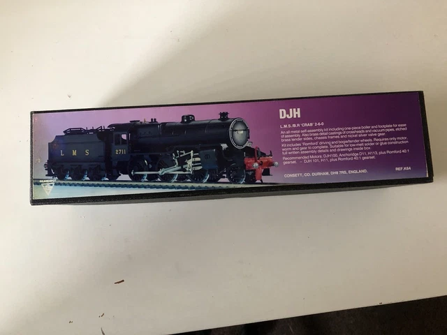 DJH K64 OO Gauge LMS/BR Crab 2-6-0 Locomotive and Tender Kit with ...