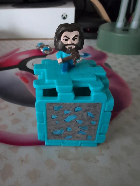 MCDONALD’S MINECRAFT COLLECTIBLE Blue Cube Steve Happy Meal Toy £3.83 ...