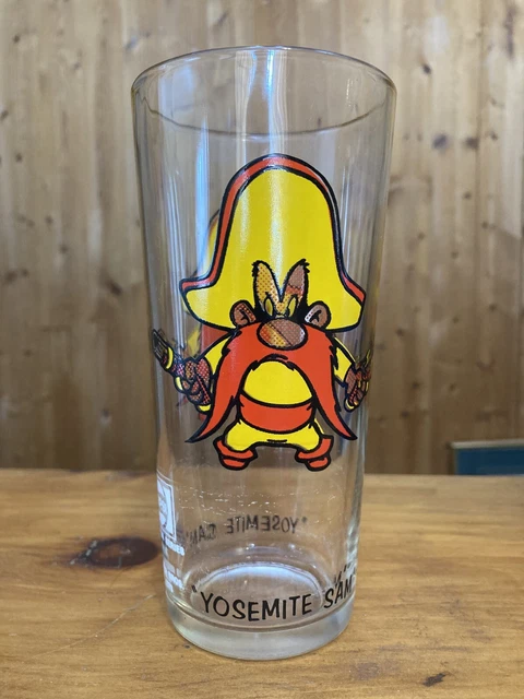 YOSEMITE SAM GLASS Vintage 1973 Pepsi Collector Series Warner Bros ...