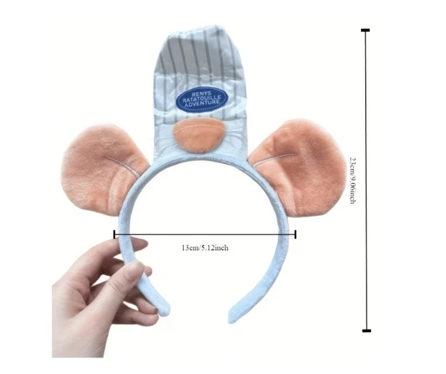 RATATOUILLE KIDS HEADBAND Disney Inspired Chef Hat Rat Cute Remy Dress ...