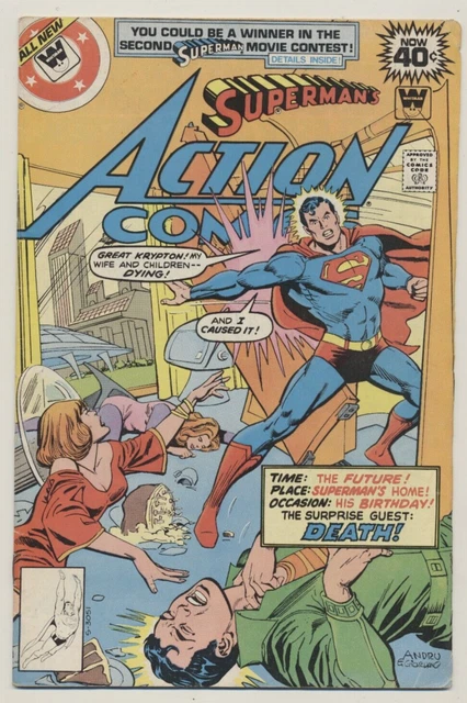 ACTION COMICS #492 DC Whitman variante febbraio 1979 in perfette ...