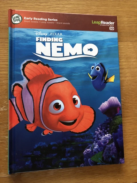 LEAPFROG LEAPREADER BOOK: Disney·Pixar Finding Nemo, Advanced Phonics 4 ...