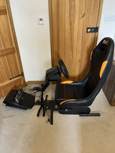 LOGITECH G920 AND ADX Firebase Gaming Chair, Black & Orange (ARSDBA0117 ...