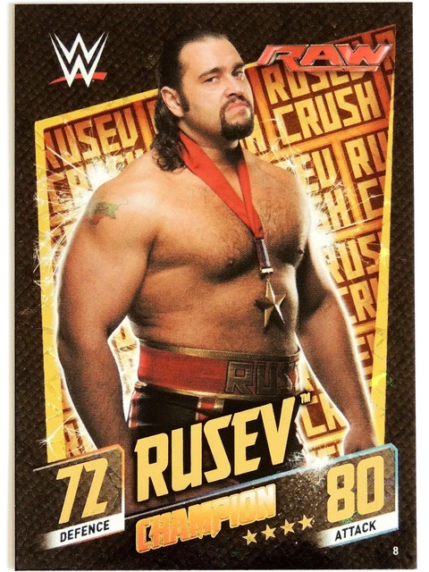 WWE RUSEV SLAM Attax Then Now Forever 2015 Champion Wrestling Card 8 Aew Wwf £3.99 - PicClick UK