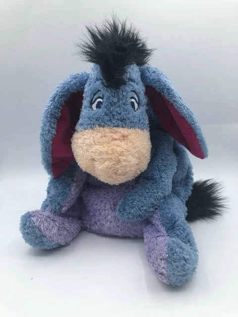 WALT DISNEY STORE Winnie The Pooh Eeyore Blue Donkey Plush Stuffed Toy ...