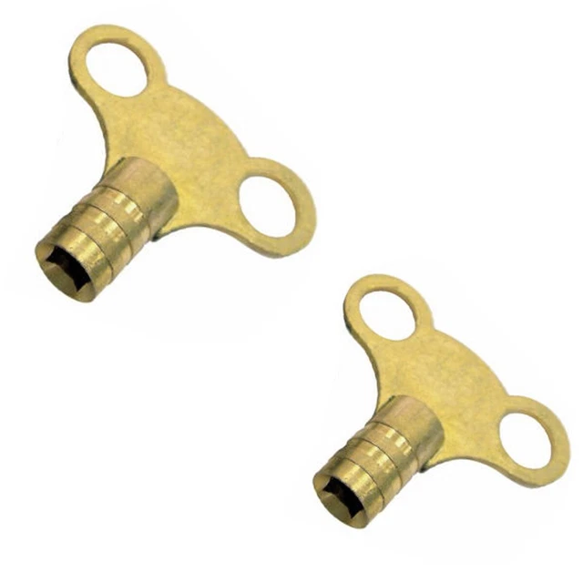 RADIATOR PLUMBING BLEED Bleeding Key Keys Solid Brass for Venting Air ...