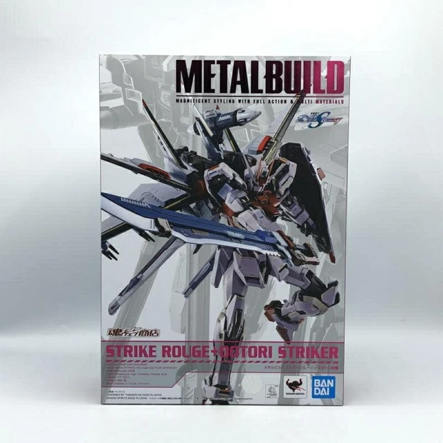 FIGURINE PREMIUM BANDAI METAL BUILD Strike Rouge + Ootori Striker 180 ...