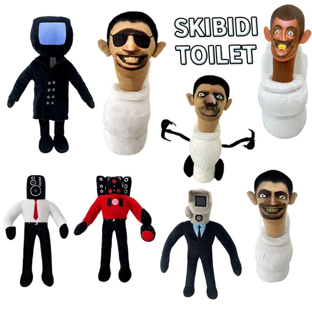 SKIBIDI TOILET PLUSH Television Man Plush TV Man Doll Cameraman Plush ...