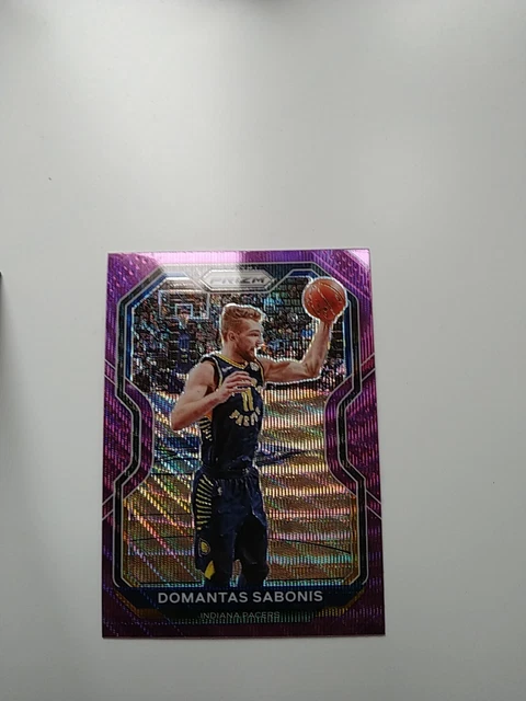 2020-21 PANINI PRIZM Domantas Sabonis Purple Refractor Carte Nba Card ...