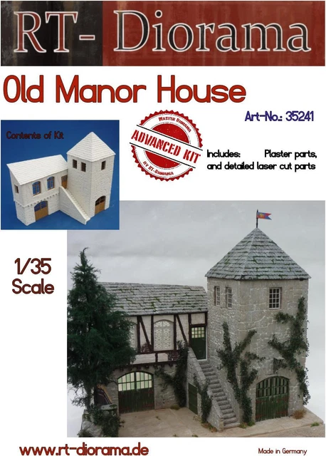 OLD MANOR HOUSE [Standard] 1:3 5 Diorama Model Kit Rt-diorama EUR 60,79 ...