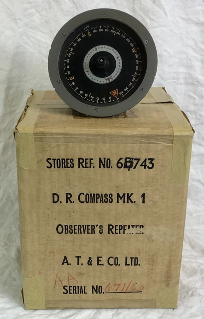 RAF WW2 6B 743 Observers Repeater Compass, 1943, A. T. & E Co Ltd ...