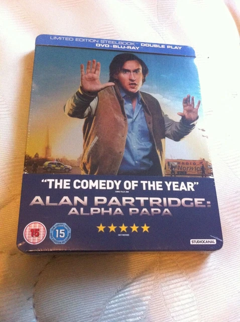 ALAN PARTRIDGE: ALPHA Papa Ltd Ed Steelbook Blu Ray + DVD New & Sealed ...